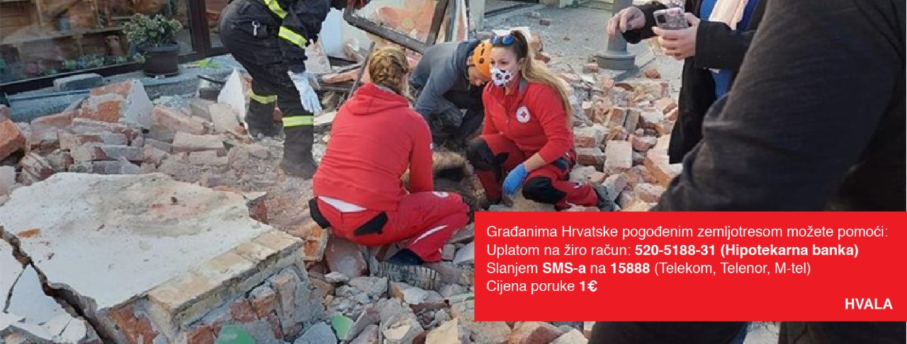 Aktiviran broj za donacije SMS-om za stanovnike Hrvatske