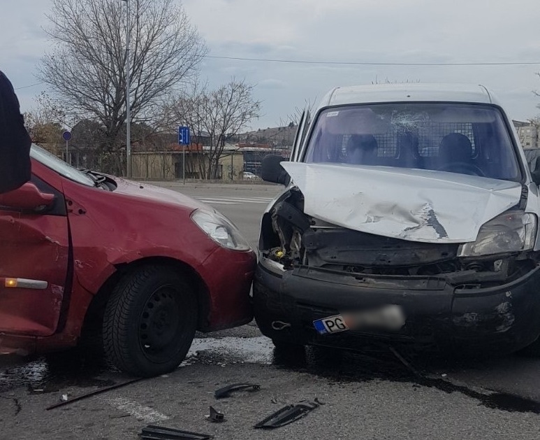 Udes na Zabjelu, bez težih posljedica