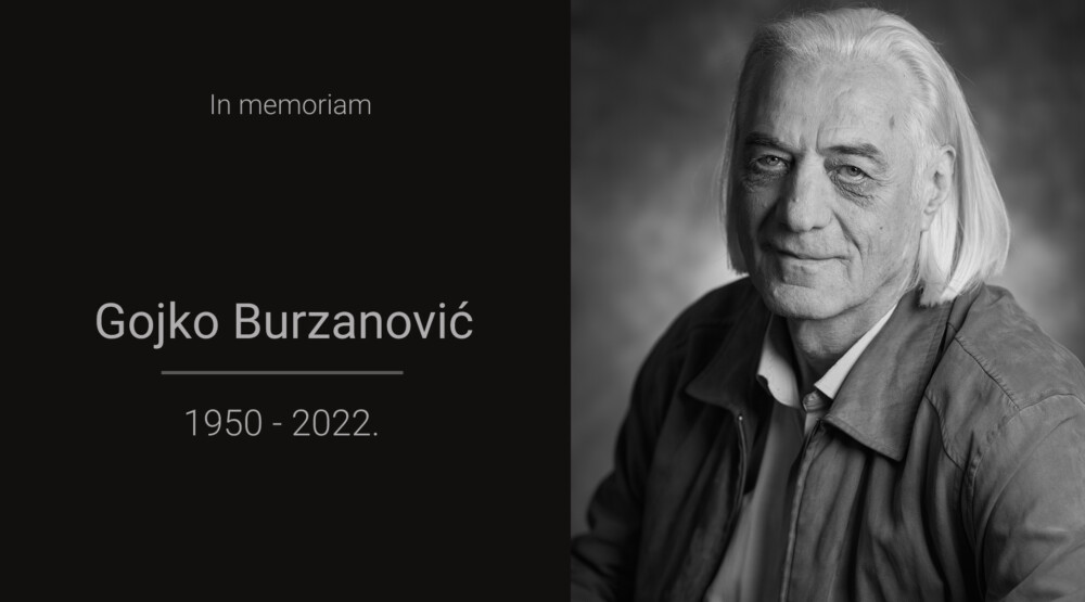 Preminuo glumac Gojko Burzanović