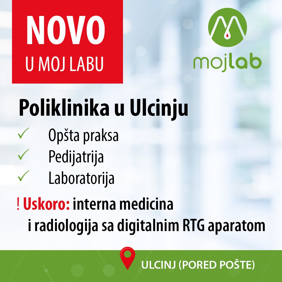 Poliklinika Moj Lab od sada u Ulcinju