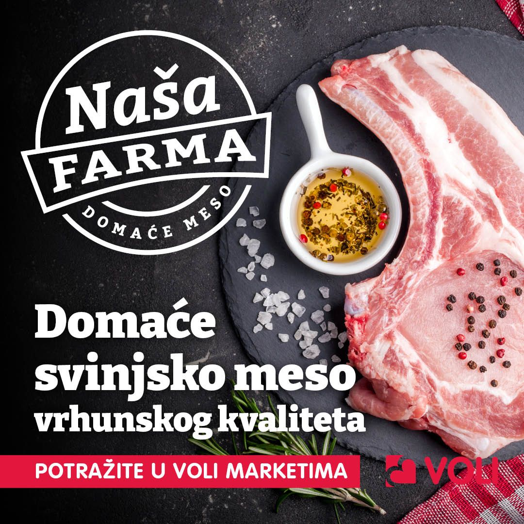 Domaće svinjsko meso, garancija kvaliteta