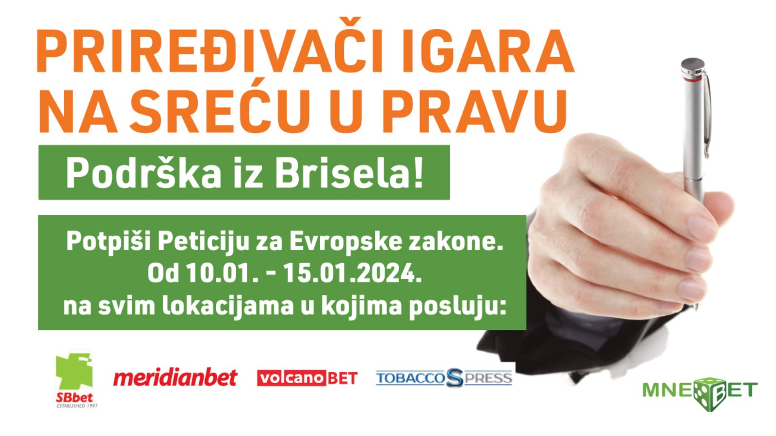 Podrška iz Brisela za priređivače igara na sreću Podrška iz Brisela za priređivače igara na sreću