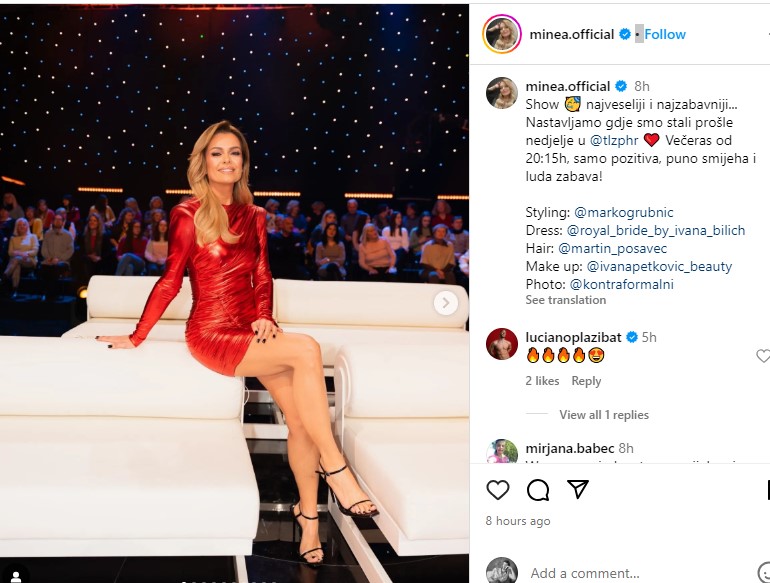 Ova žena uopšte na stari: Minea u mini haljini izgleda fenomenalno