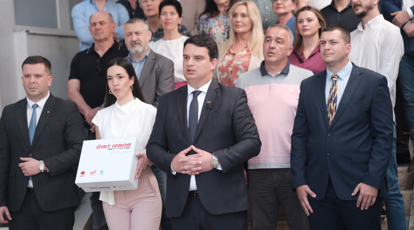 SDP-SD-LP predale koalicionu listu u Budvi, nosilac Petar Odžić