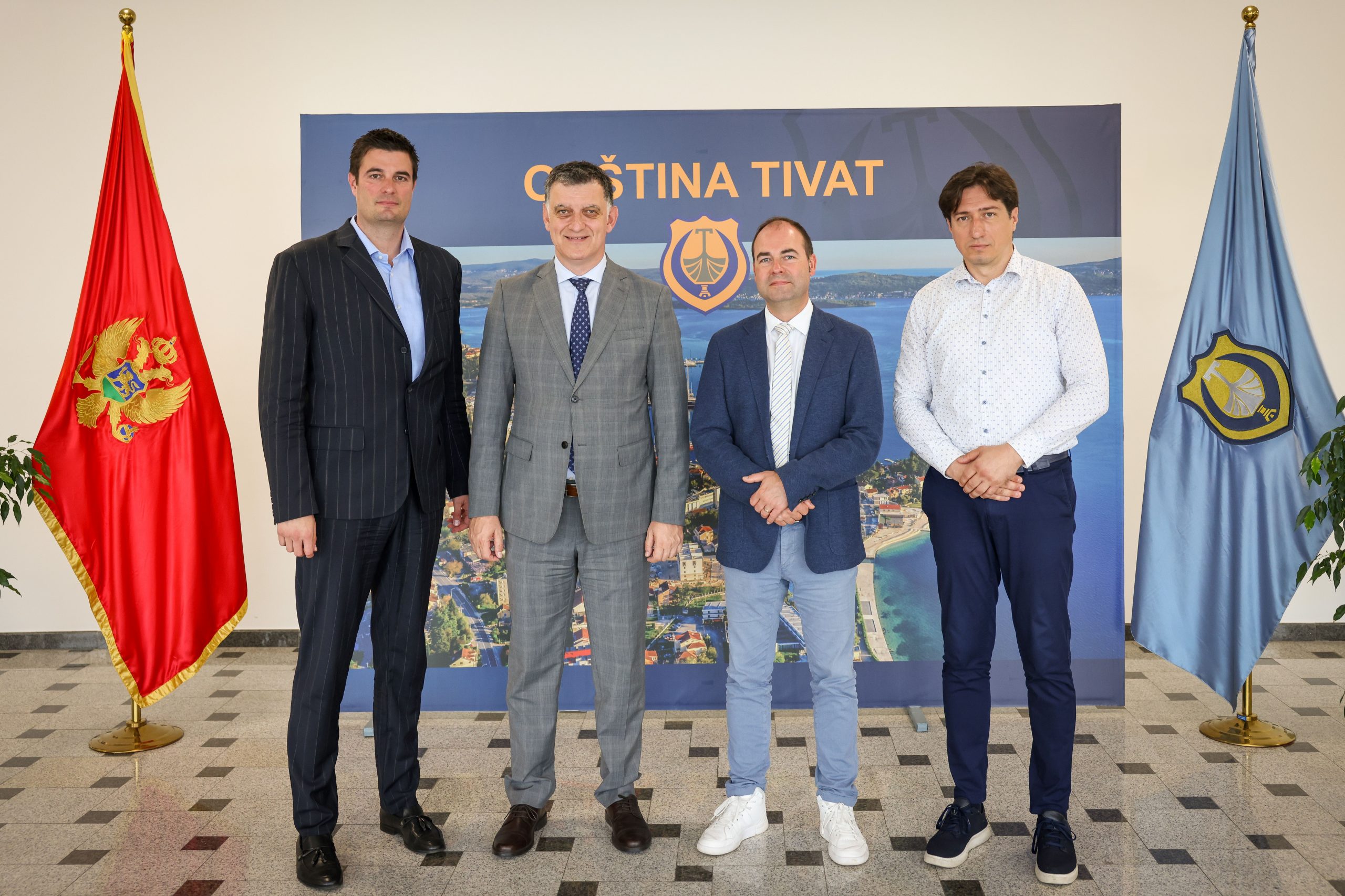 Predsjednik opštine Tivat sa novim direktorom Luštice Bay