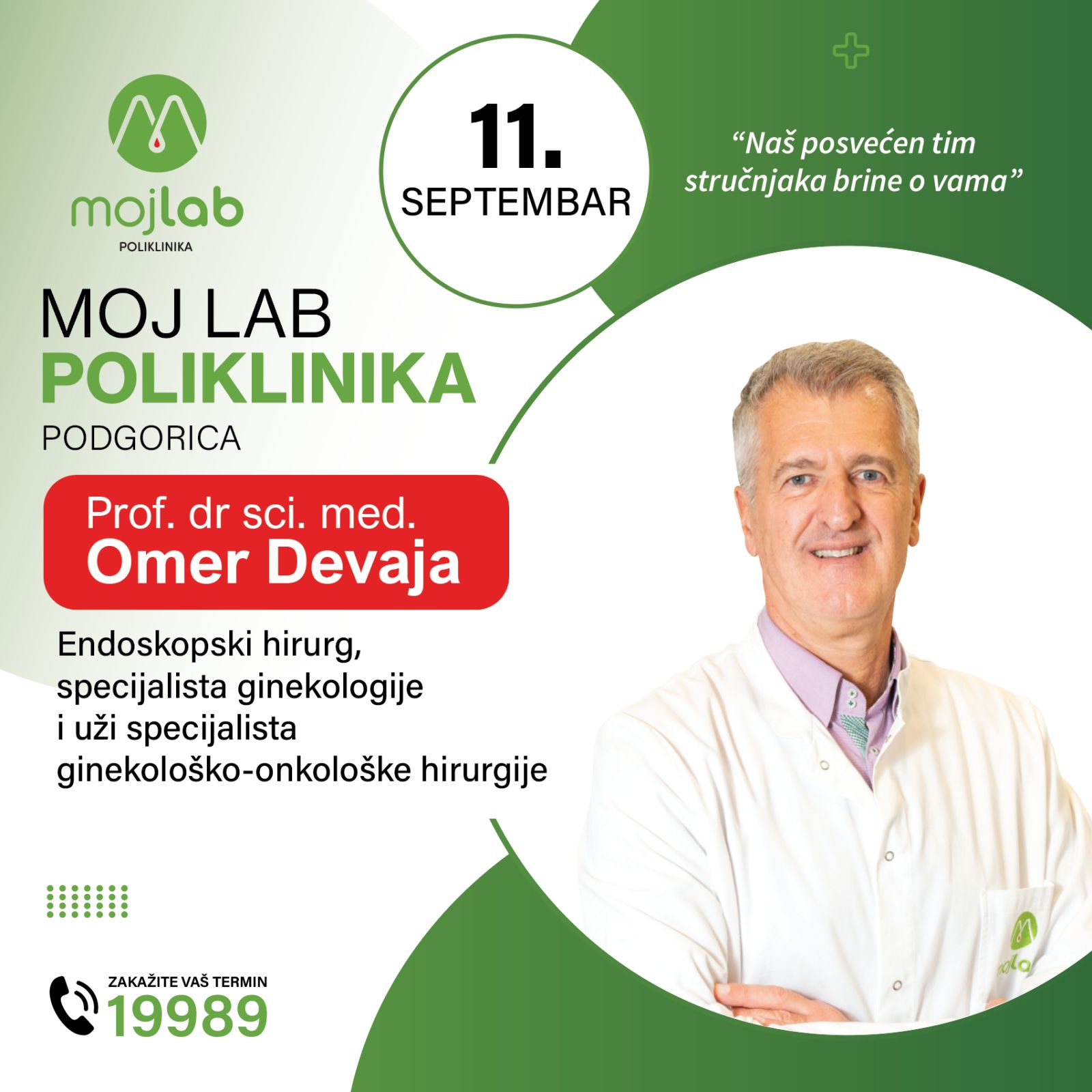 Iskoristite mogućnost pregleda vrhunskog evropskog stručnjaka tokom ...