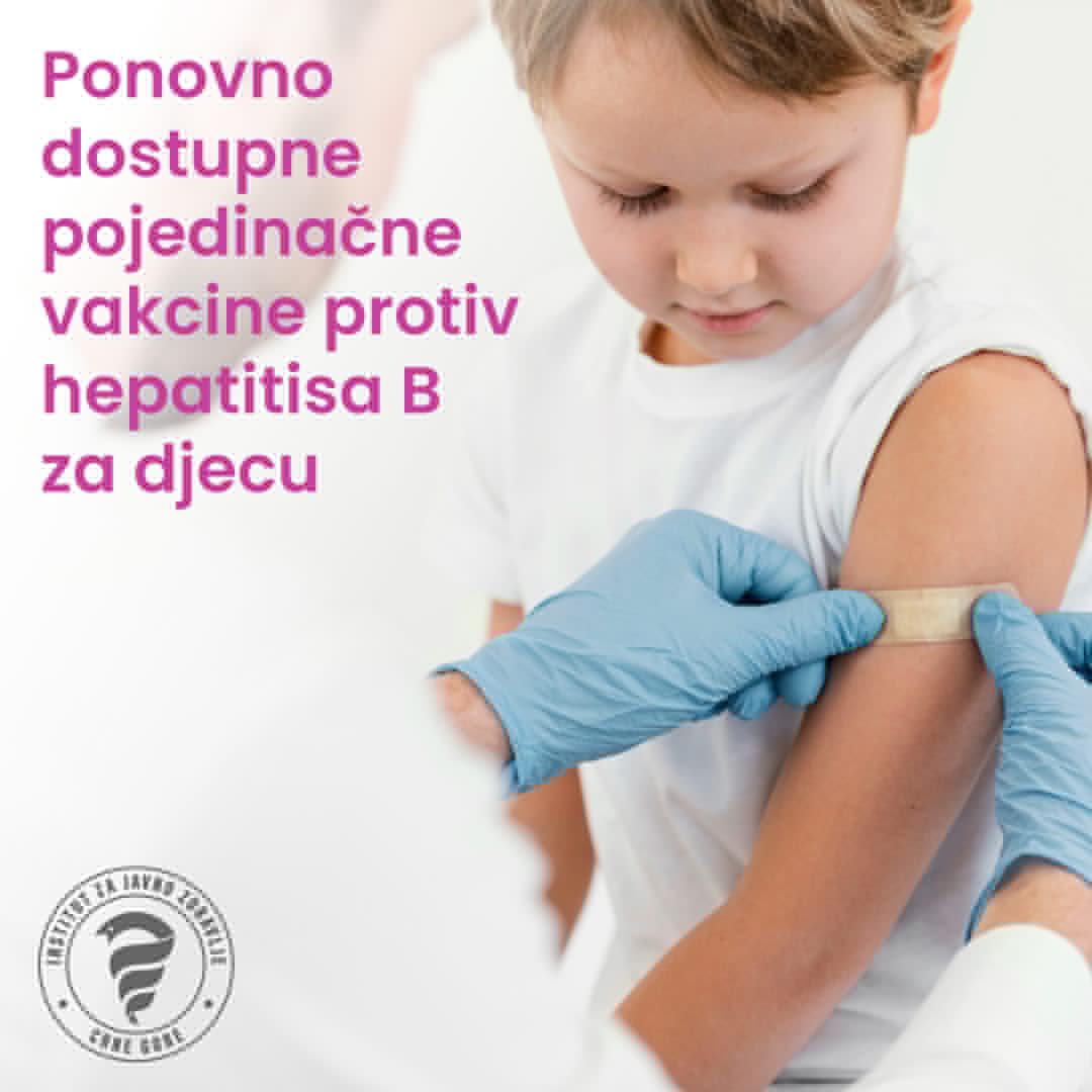 IJZ: Ponovo dostupne pojedinačne vakcine protiv hepatitisa B za djecu