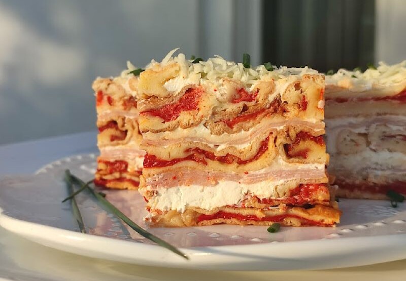 Idealna za slavsku trpezu: Slana torta sa paprikama