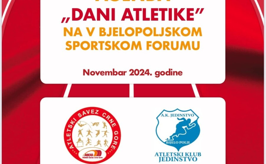 Dani atletike u nedjelju u Bijelom Polju
