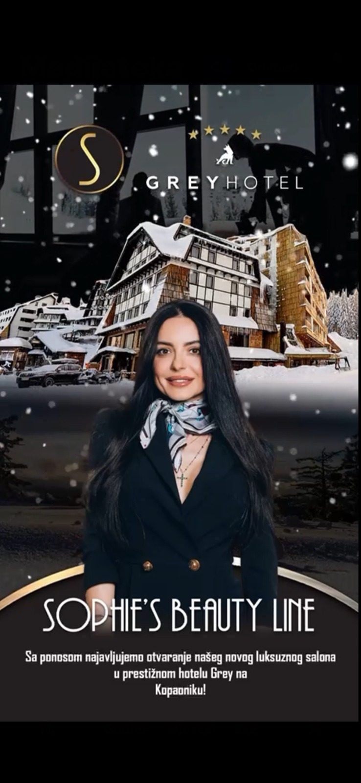 Sophie’s Beauty Line osvajaju Kopaonik: Sofija Vučetić donosi luksuznu franšizu u hotel Grey!