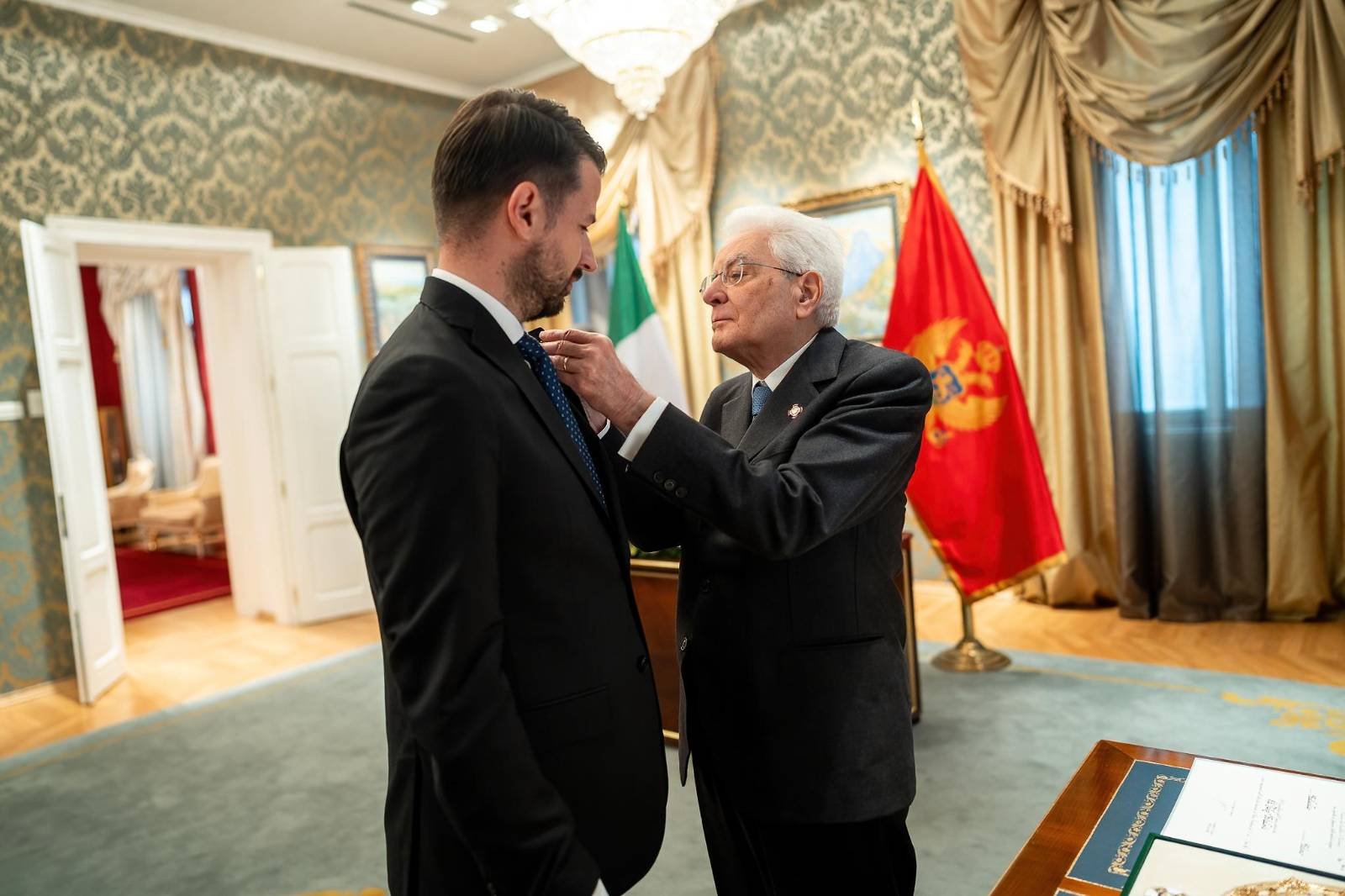 Predsjednik Italije Milatoviću uručio Orden velikog krsta za zasluge ...