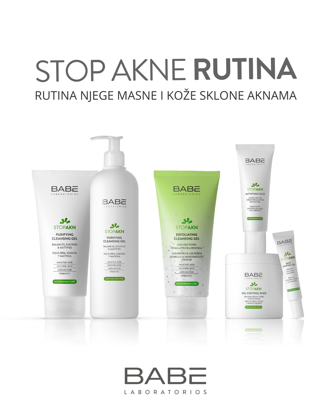 STOP AKNe LINIJA ZA NJEGU MASNE I KOŽE SKLONE AKNAMA