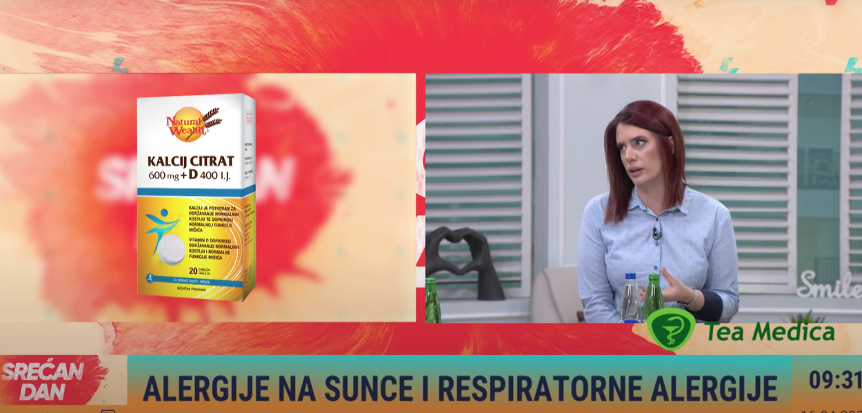 Popivoda: Osim respiratornih, danas imamo i češće alergije na sunce