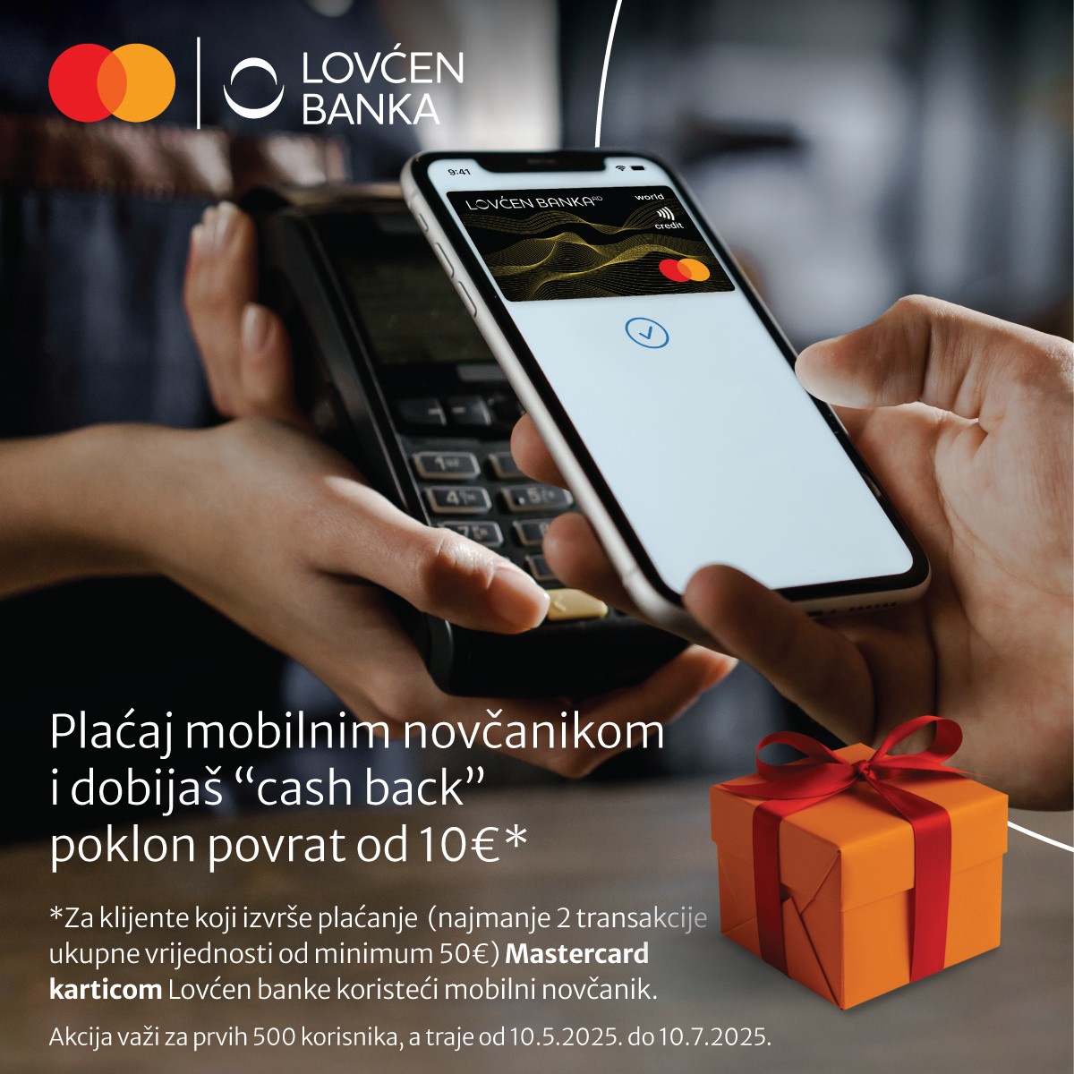 Poklon povrat novca za korisnike mobilnih novčanika